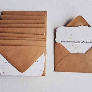 10 Mini Cards With Envelopes for Teachers, Parents, Friends. Handmade ...