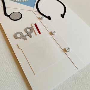 Doctor Card, Medical School Graduation Card, White Coat Ceremony ...