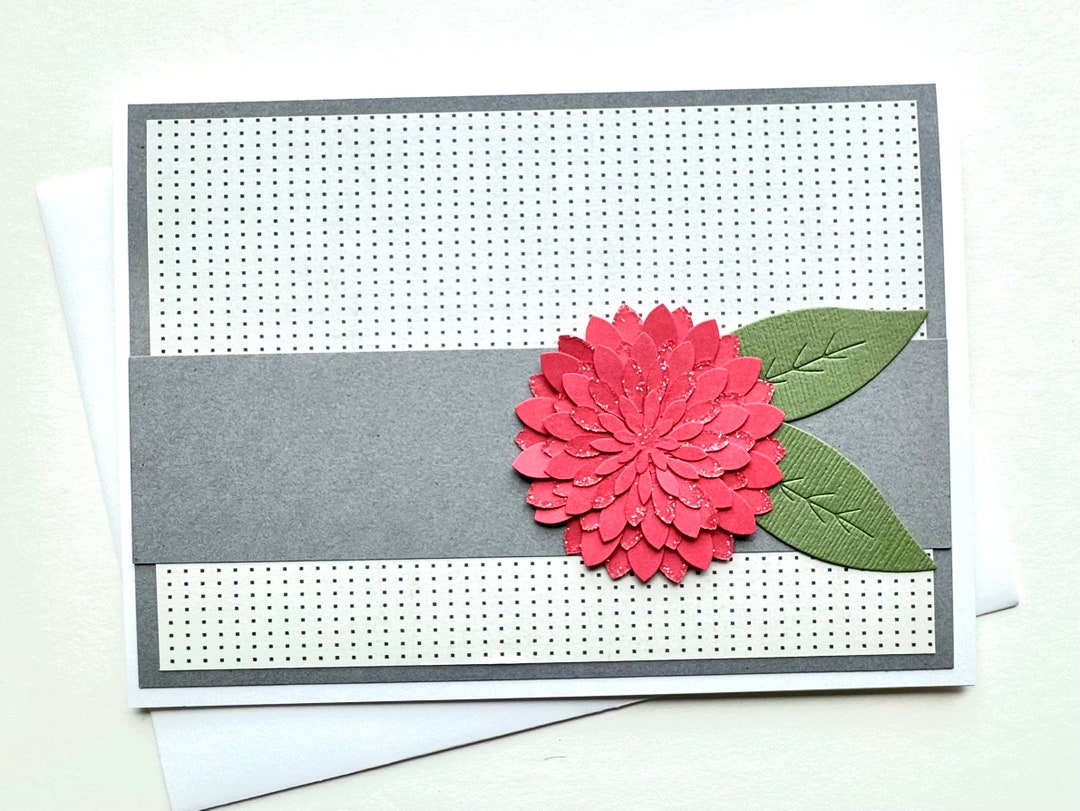 Flower Retirement Card - Etsy