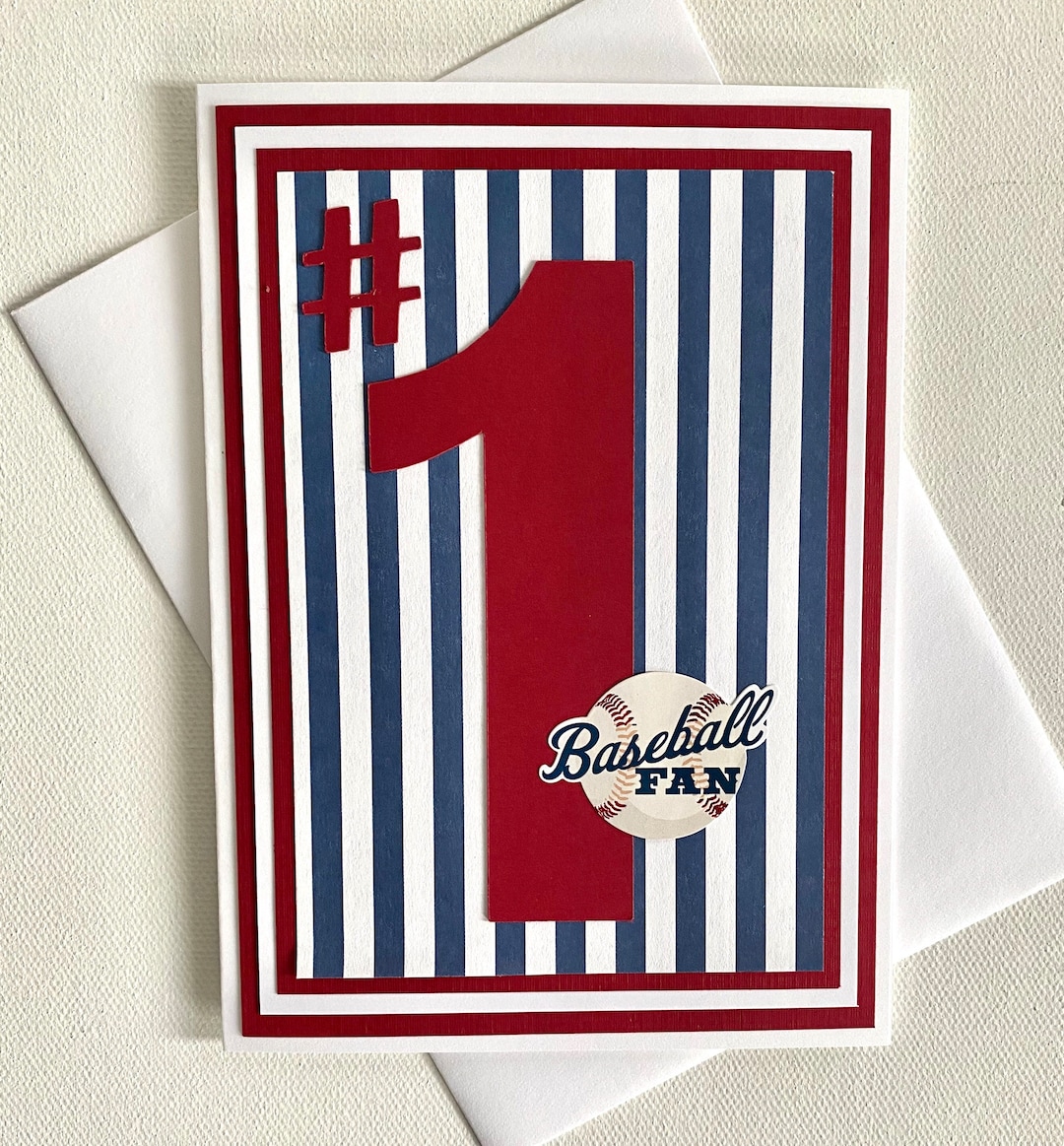 Baseball Fan Birthday Card - Etsy