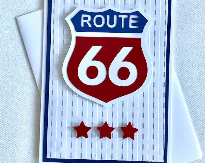 Route 66 Birthday Card - Etsy
