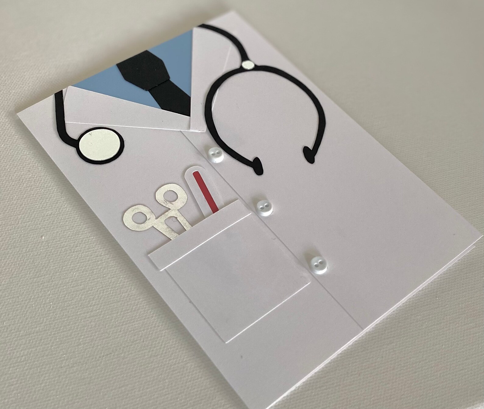 Doctor Card Medical School Graduation Card White Coat - Etsy