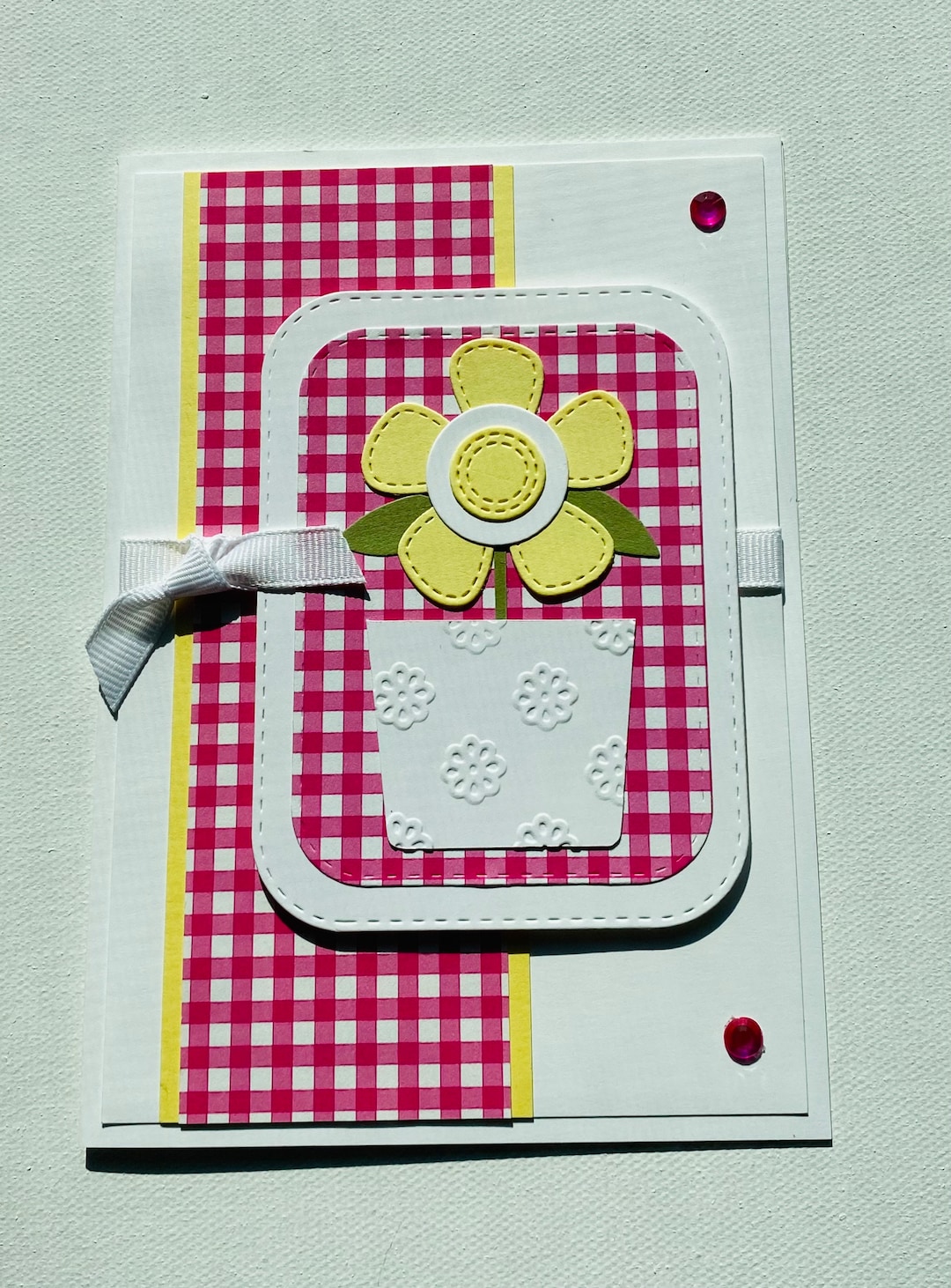 Flower Pot Birthday Card - Etsy