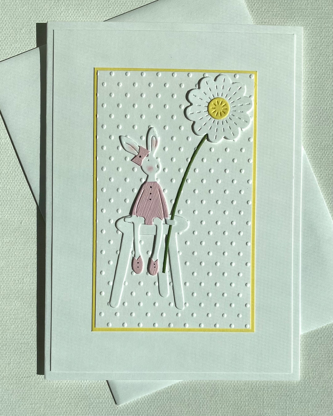 Get Well Card With Bunny - Etsy