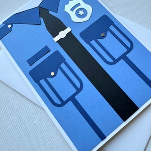 Police Officer Card, Police Graduation. Police Academy, Thank You - Etsy