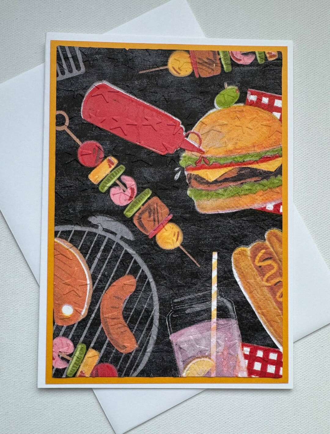 BBQ Birthday Card - Etsy