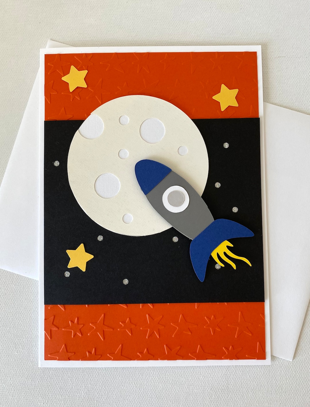 Rocket Birthday Card - Etsy
