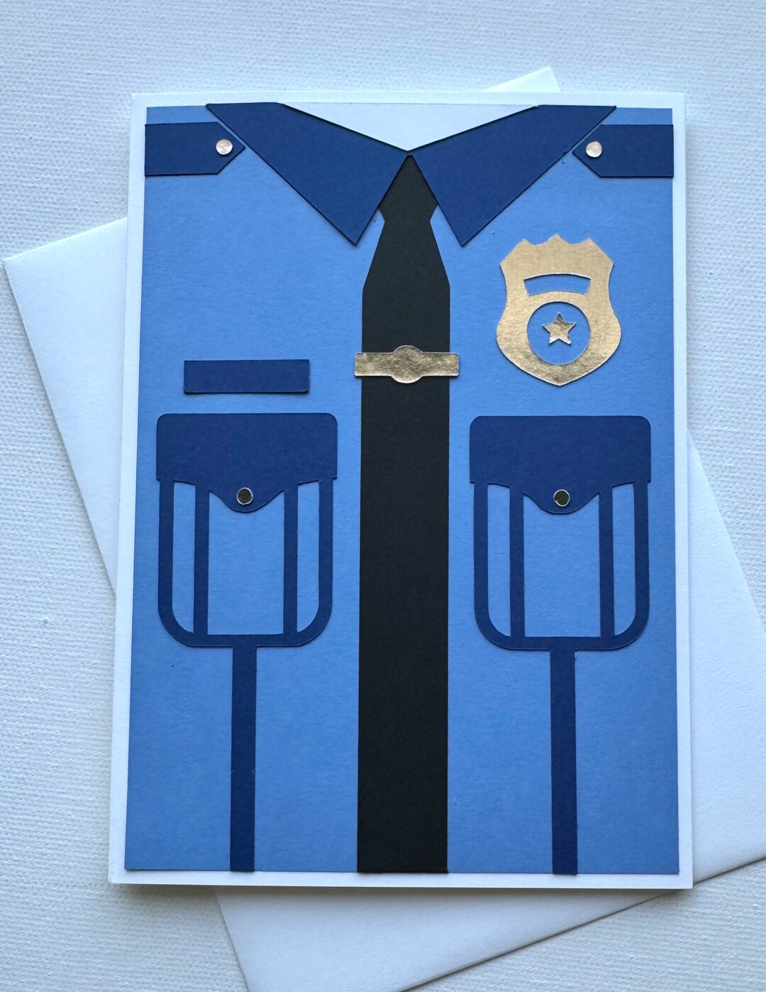 Police Officer Card, Police Graduation. Police Academy, Thank You - Etsy