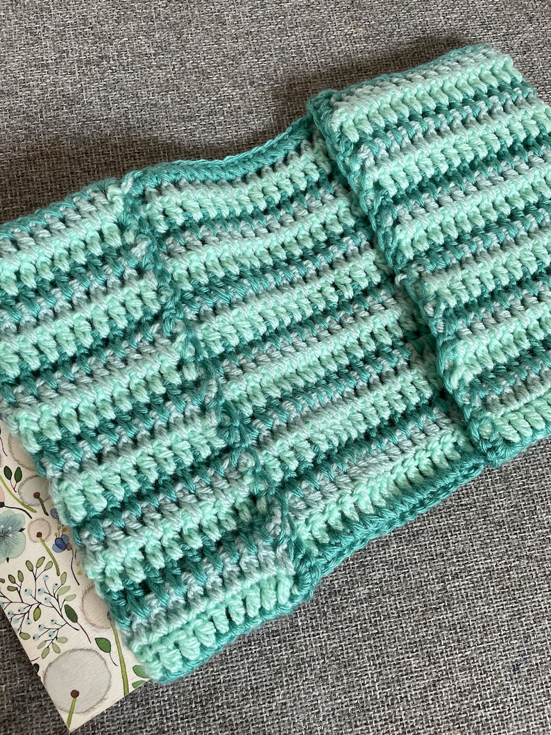 INSTANT DOWNLOAD Step by Step Crocheted Book Cover Digital Pattern ...