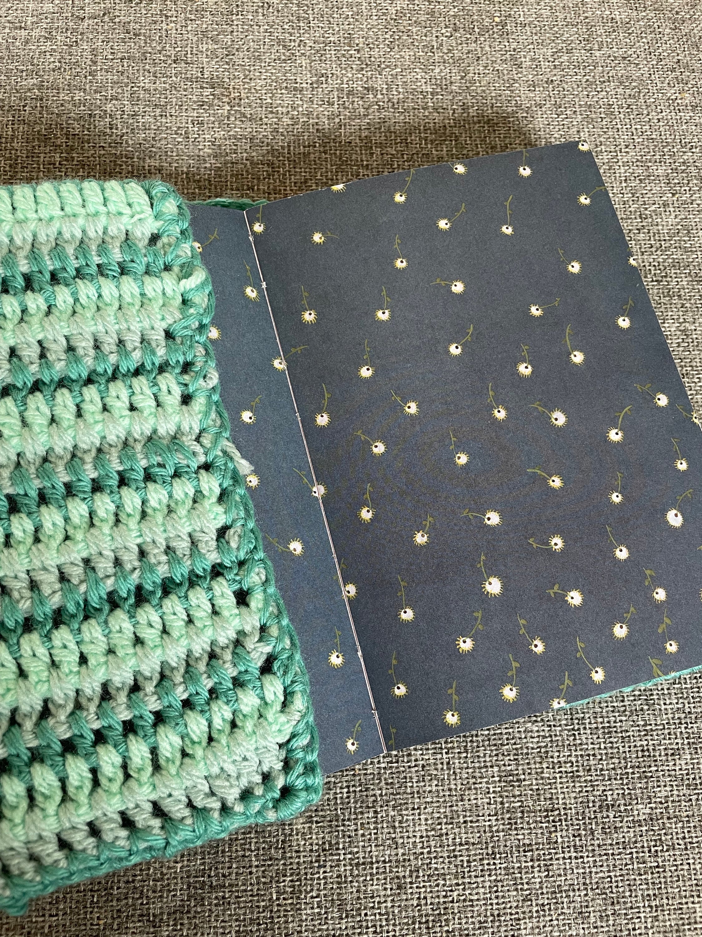 INSTANT DOWNLOAD Step by Step Crocheted Book Cover Digital Pattern ...