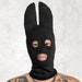 BLACK BAT BALACLAVA Bat Mask for Men and Women Stuffed Ears Animal ...