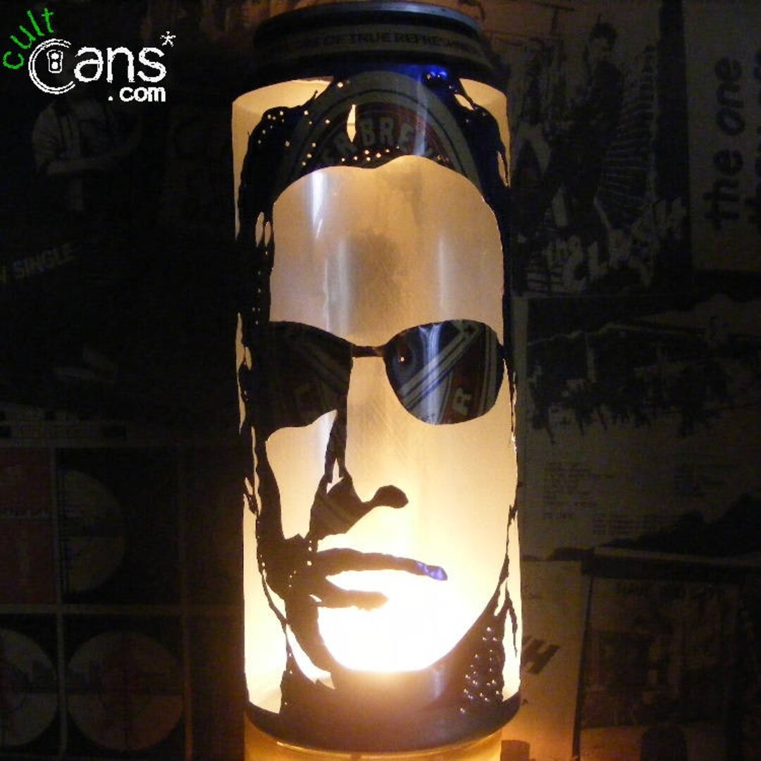 Keanu Reeves 'the Matrix Neo' Beer Can Lantern Pop - Etsy