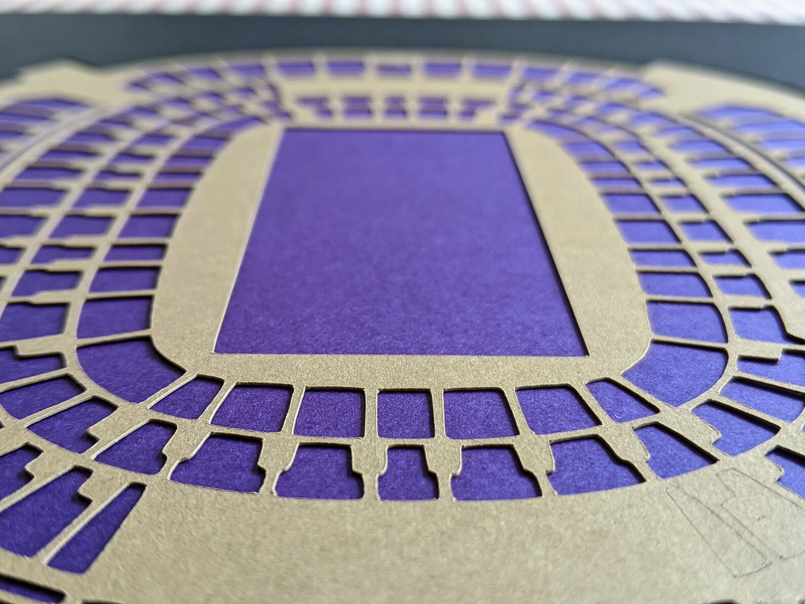 Football Stadiums 8.5 X 11 Papercut Art - Etsy