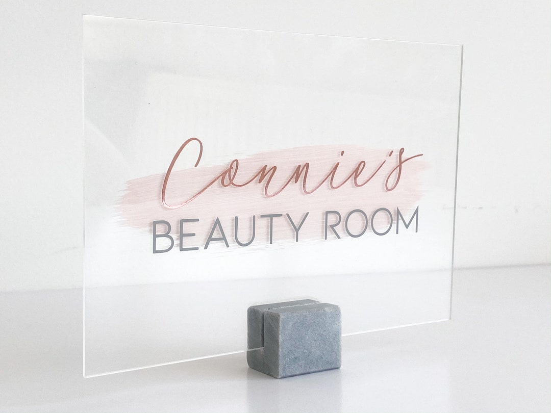 Acrylic Logo Sign Personalised Acrylic Sign Business Signage Indoor ...