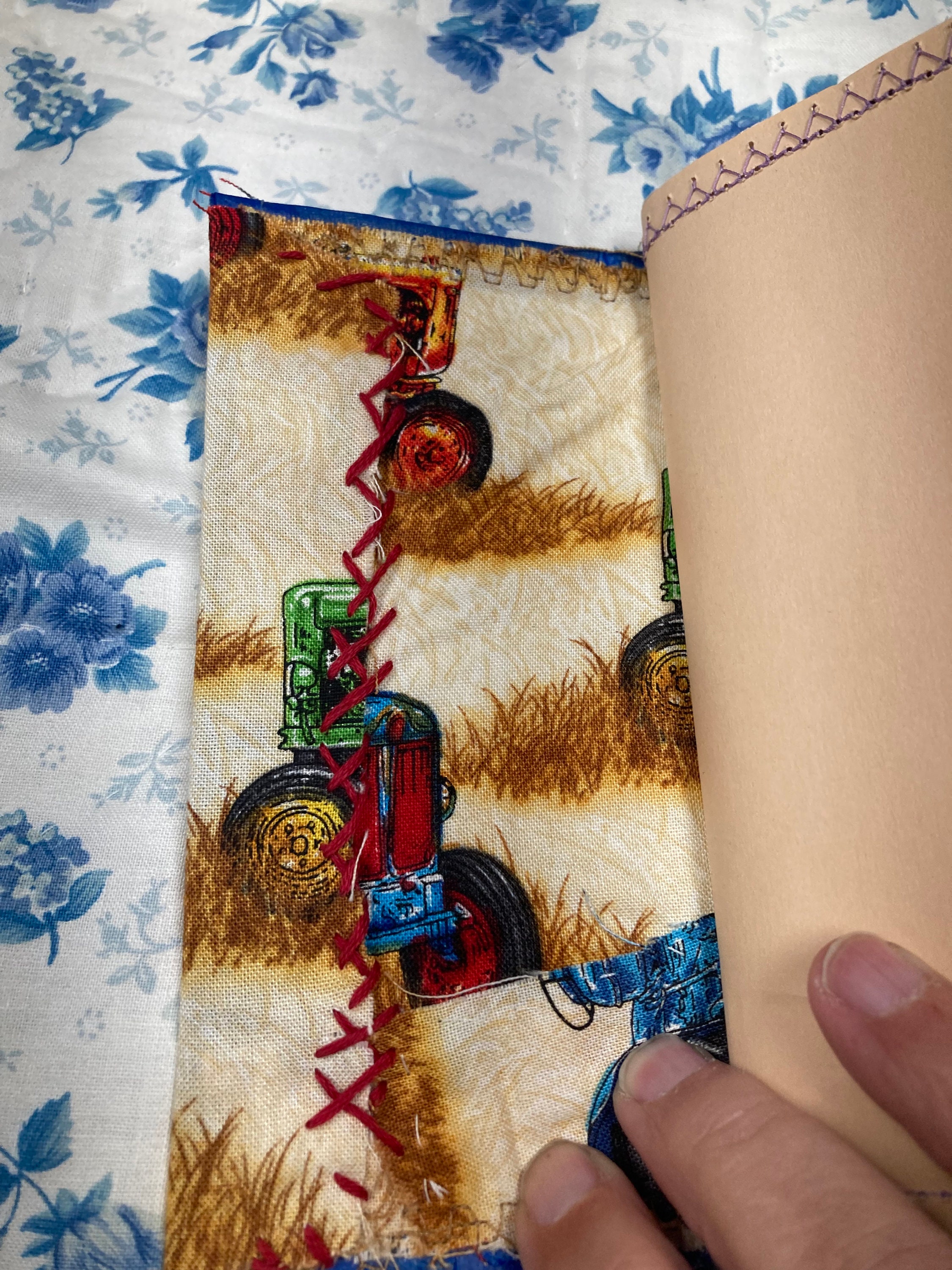 Tractor Themed Junk Journal Pocket Book Farm One Signature, Counting ...