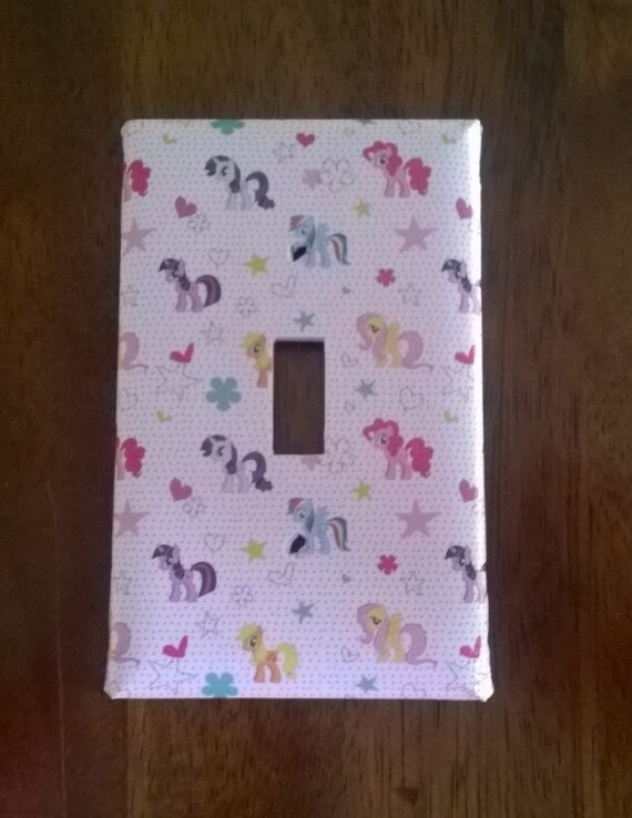 Items similar to My Little Pony Rainbow Horse Light Switch Plate Outlet ...