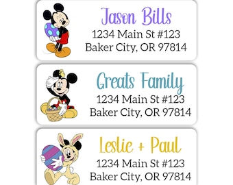 Mickey Mouse Address Labels | Etsy