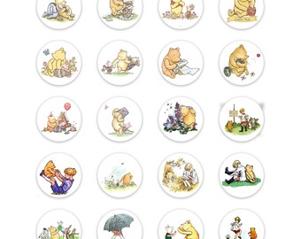 Winnie Pooh Stickers - Etsy