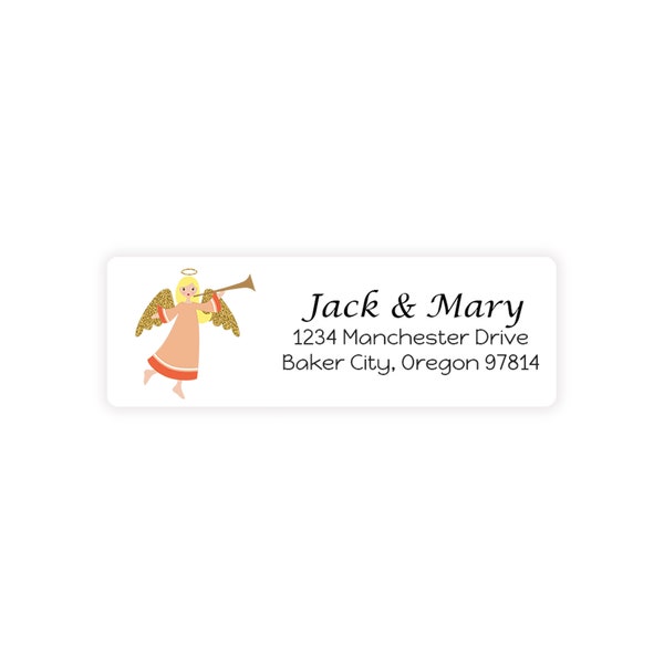 Angel Return Address Labels - Etsy