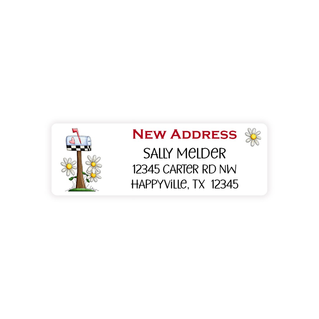 We Moved Return Address Label, New Home, Address Change, COA - Etsy