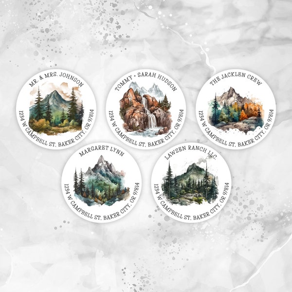 Landscape Stickers - Etsy