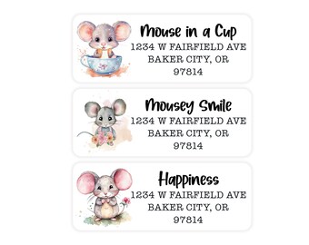 Disney Return Address Labels CUSTOMIZABLE Disney Princess Mailing ...