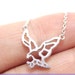 Bald Eagle Cut Out Shaped Bird Silhouette Pendant Necklace in Silver ...