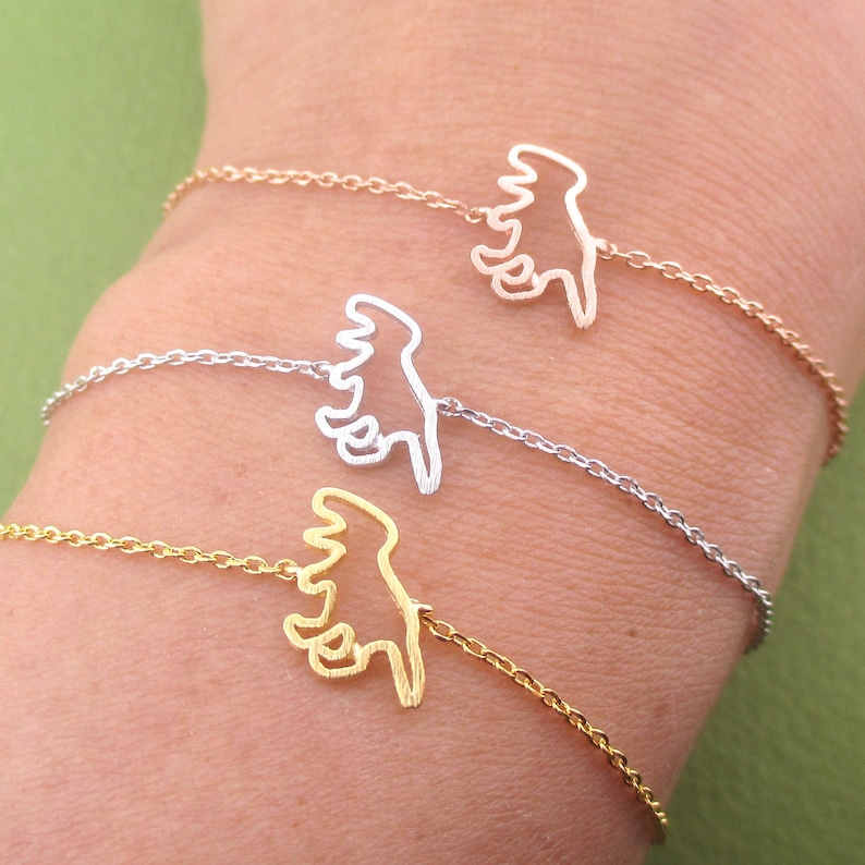 Tyrannosaurs Rex Raptor T-rex Dinosaur Shaped Animal Charm - Etsy