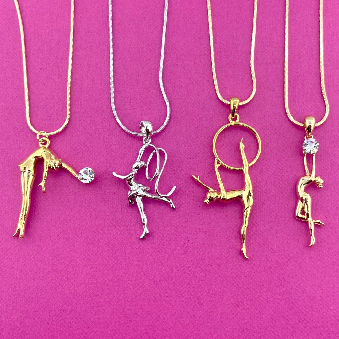 Artistic Rhythmic Ball Ribbon Hoop Gymnastics Acrobat Dancer Girl ...