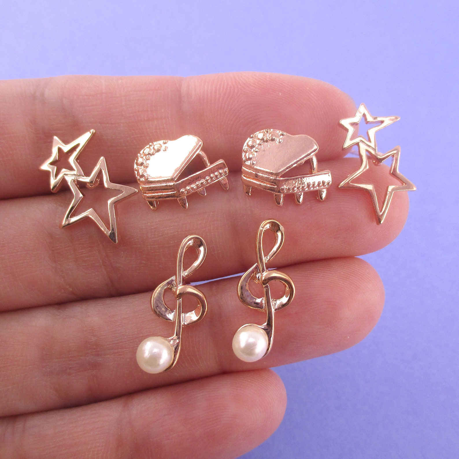 3 Piece Set Grand Piano French Horn Musical Instruments - Etsy