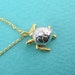 3D Marine Loggerhead Sea Turtle Shaped Caretta Pendant Necklace in ...
