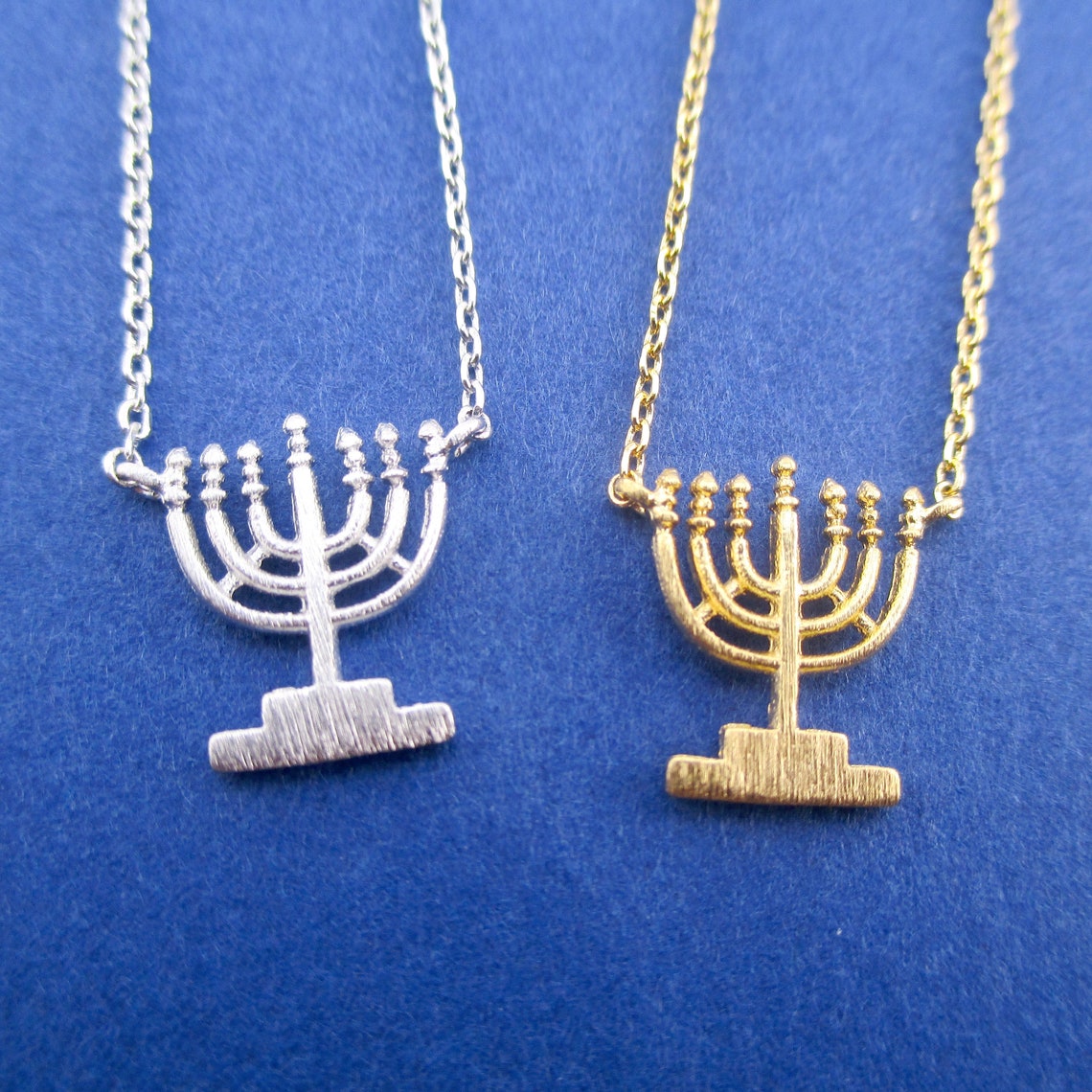 Hanukkah Candles Chanukah Menorah Hanukkiyah Lamp Stand Shaped | Etsy