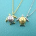 3D Marine Loggerhead Sea Turtle Shaped Caretta Pendant Necklace in ...