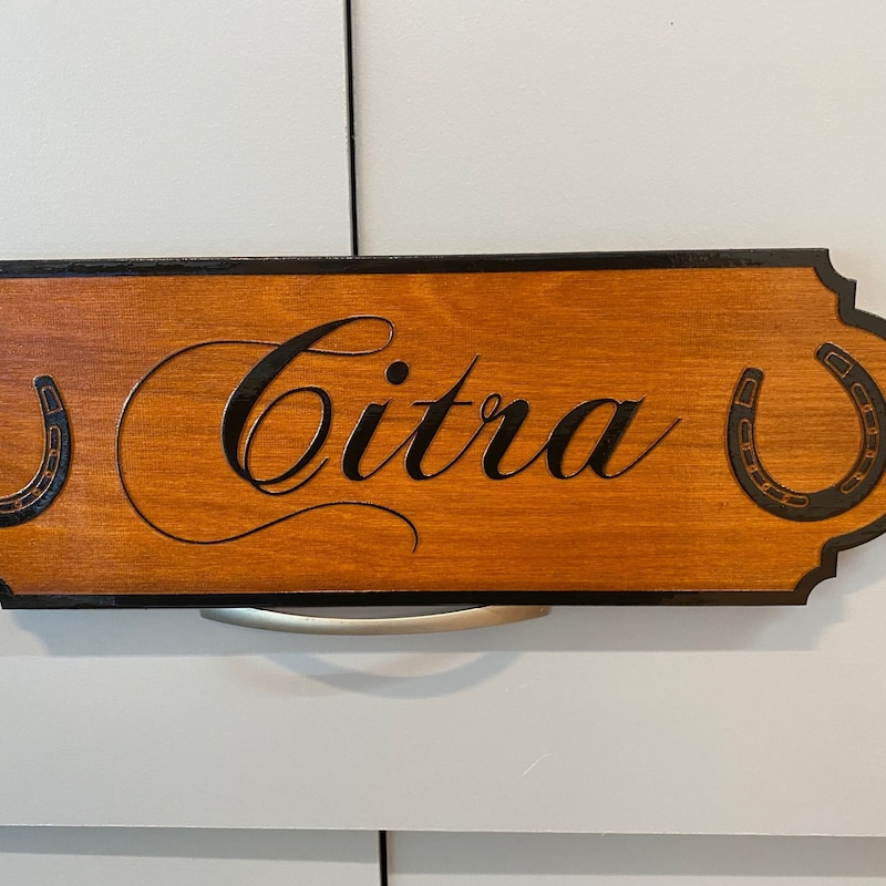 Horse Stall Signs - Etsy