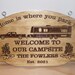 Personalized Wood Sign Camp Camper RV Family Name Any Text. V CARVED ...