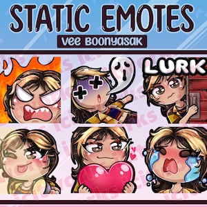 Vee Boonyasak Chibi Emotes Twitch, Discord, DBD Dead by Daylight ...