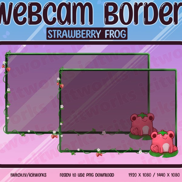 Webcam Overlay Png - Etsy
