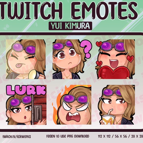 Yui Dbd Emotes - Etsy