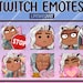 Chillet Palworld ANIMATED Emote Peek Lurk Ice Ferret Chibi Emoji Twitch ...