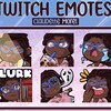 Chillet Palworld ANIMATED Emote Peek Lurk Ice Ferret Chibi Emoji Twitch ...