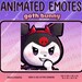 Chillet Palworld ANIMATED Emote Peek Lurk Ice Ferret Chibi Emoji Twitch ...