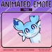 Chillet Palworld ANIMATED Emote Peek Lurk Ice Ferret Chibi Emoji Twitch ...