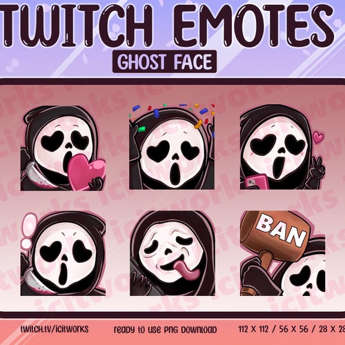 Michael Myers the Shape Chibi Cute Twitch Emotes Set of 6 DBD - Etsy
