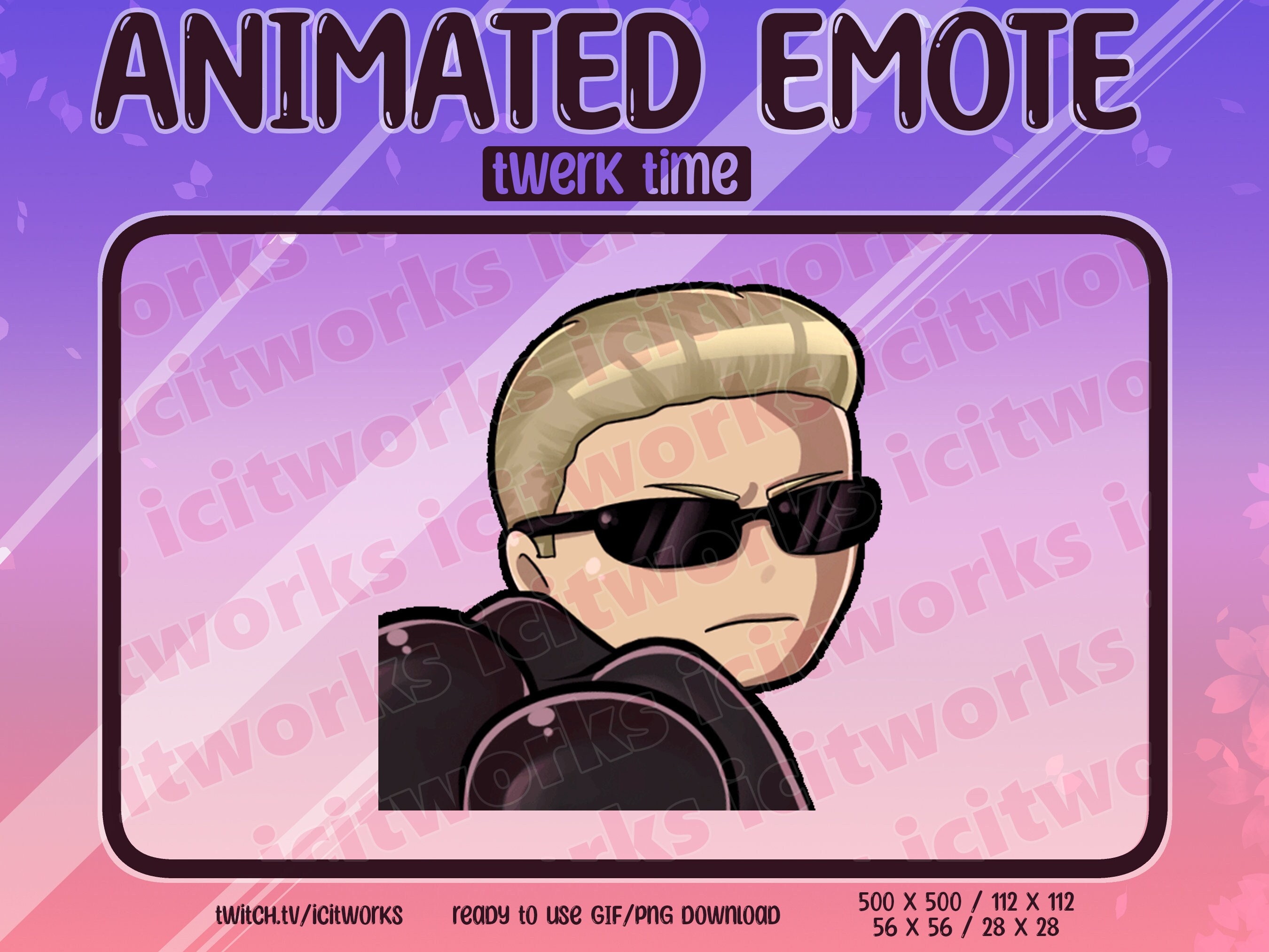 Albert Wesker Animated Dancing Booty Shake Dance Funny Discord Server