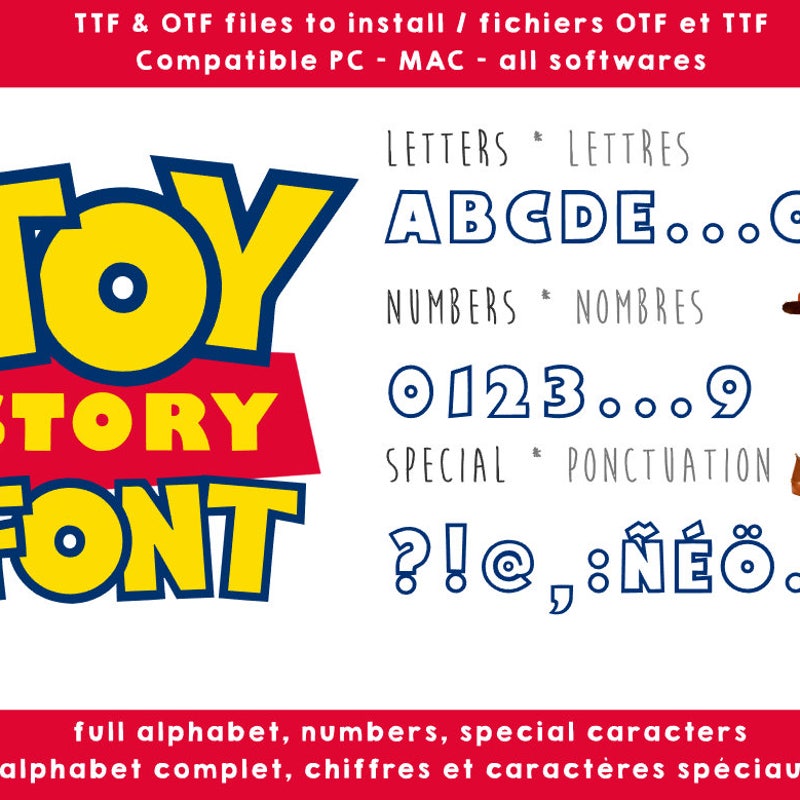 Toy Story Font - Etsy