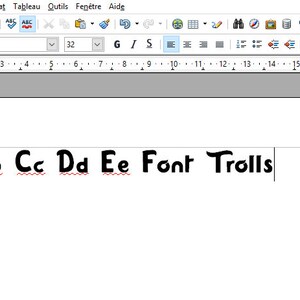 Trolls Font - Real Otf and Ttf to Install - Compatible PC and Mac - in ...