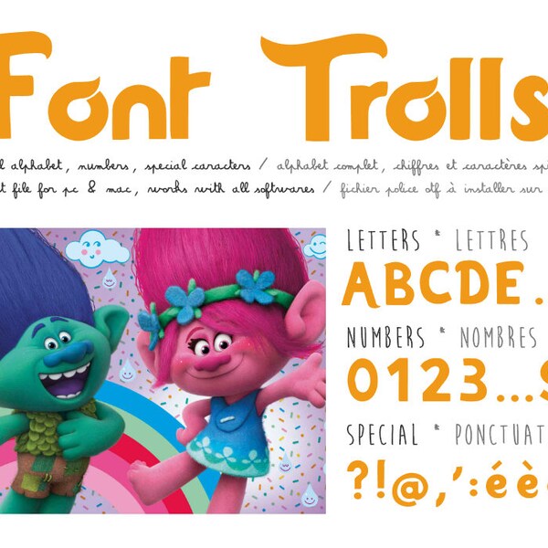 Trolls Printables - Etsy