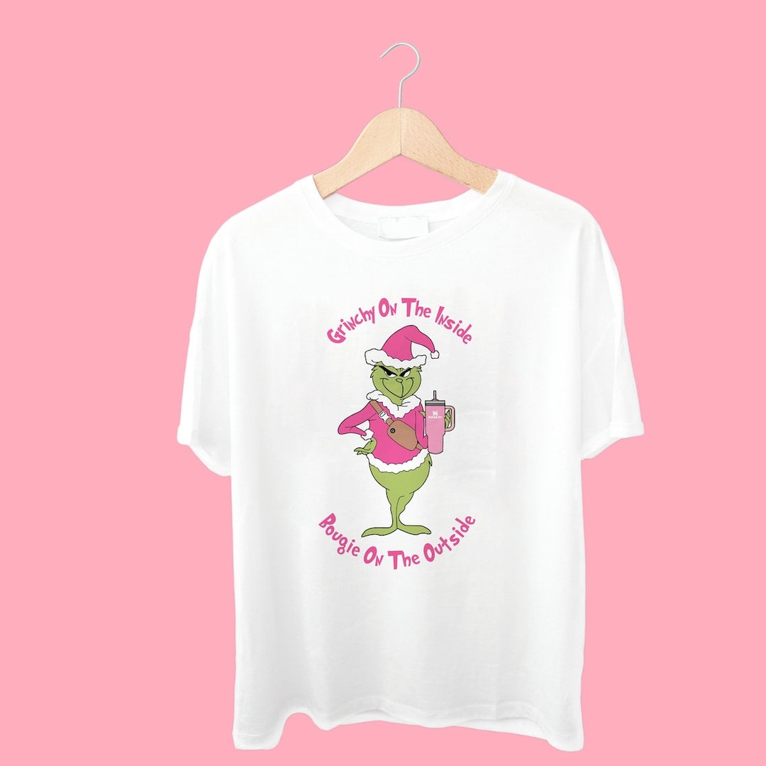 Pink Bougie Grinch Pink PNG, Svg, Christmas Grinch Png, Grinch Attitude ...