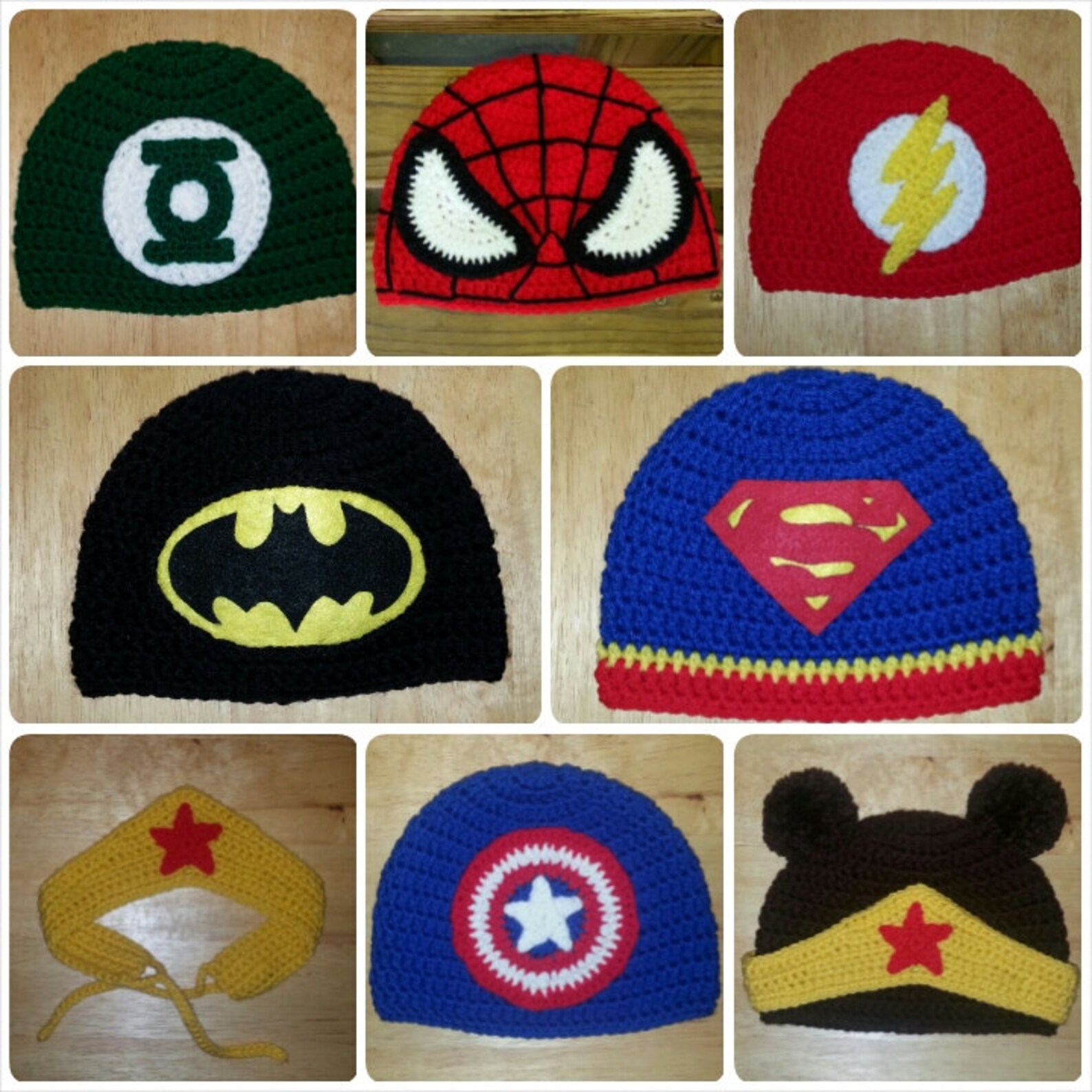 Superhero the Flash Inspired Crochet Beanie Hat for Baby Teen Adult - Etsy