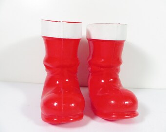 Plastic Santa Boots | Etsy